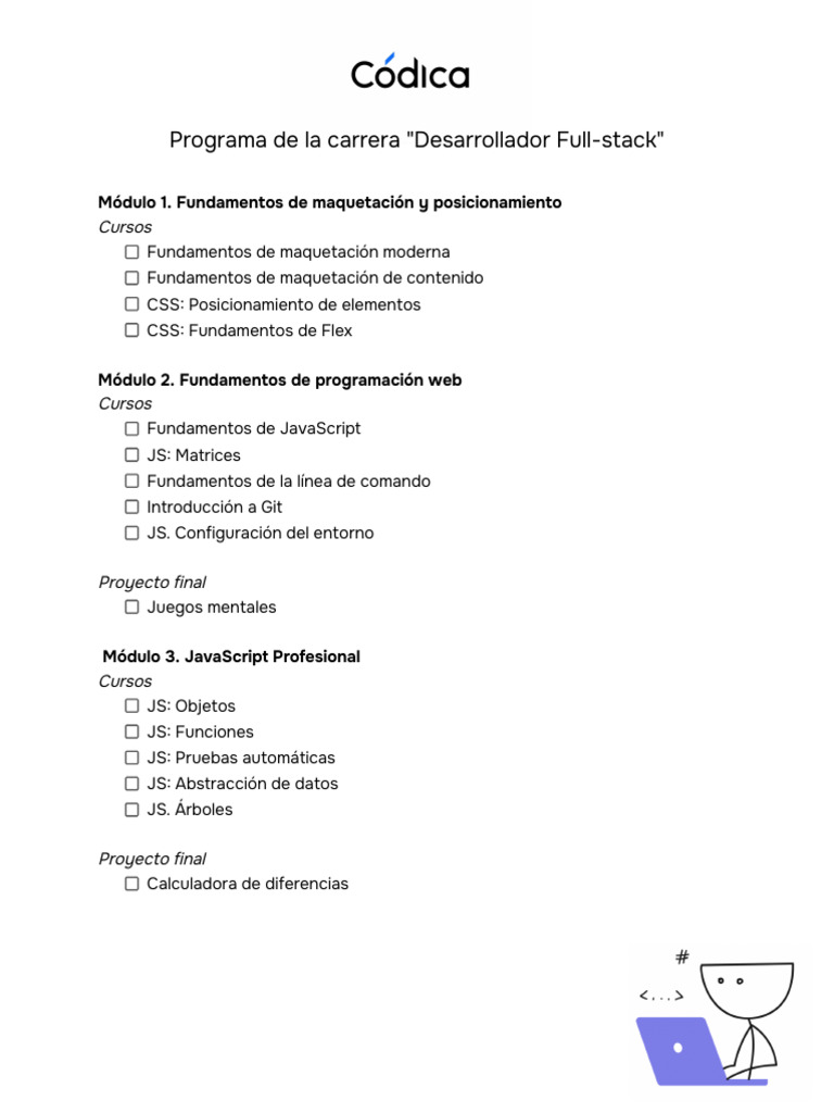 Plan Fullstack | PDF