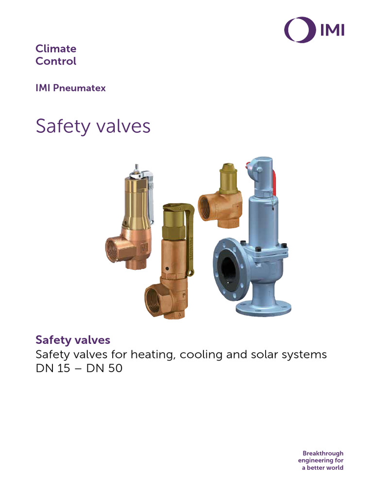 Safety Valves for Heating Systems | PDF | Valve | Heat Exchanger