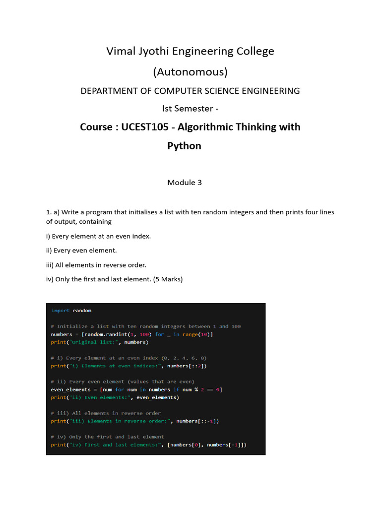Python Programming Exercises for Beginners | PDF | Function ...