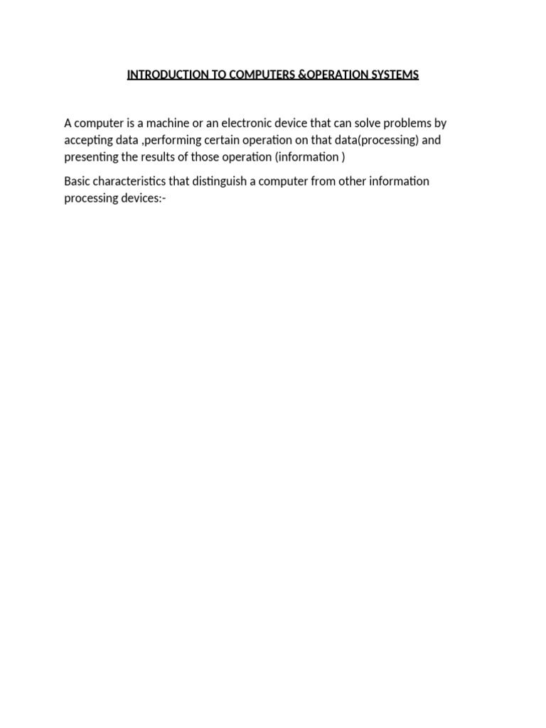 Computer Literacy | PDF