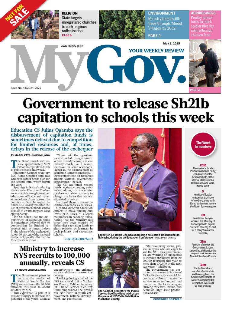 MyGov 6th May 2025 | PDF | Kenya