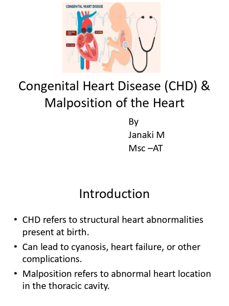 CHD and Heart Malposition | PDF | Congenital Heart Defect | Heart