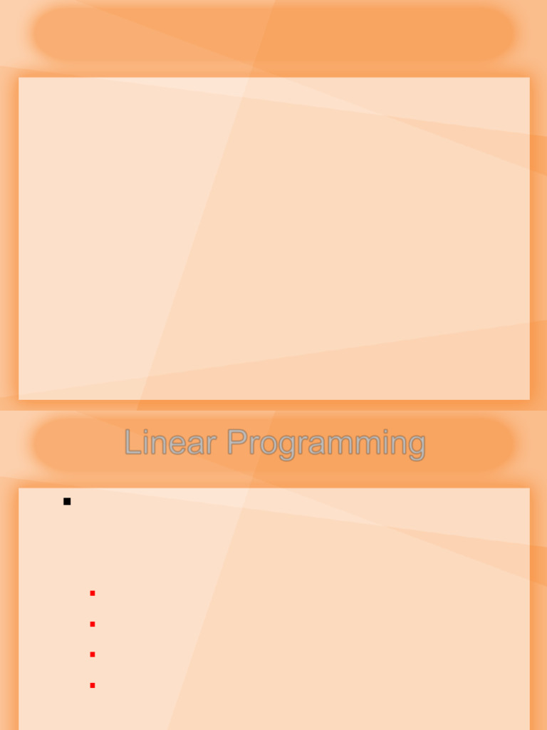 Linear Programming for Profit Maximization | PDF | Mathematical ...