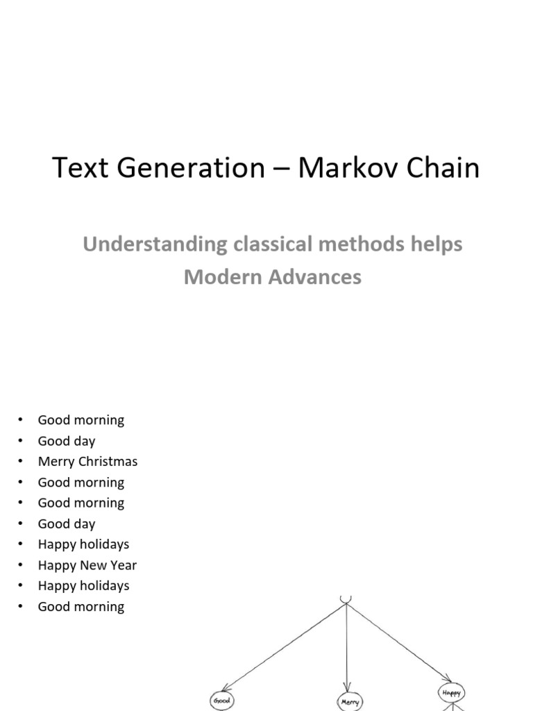 Text Generation – Markov Chain | PDF | Markov Chain | Machine Learning