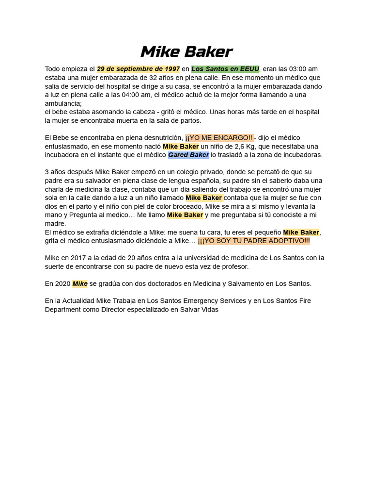 Mike Baker | PDF