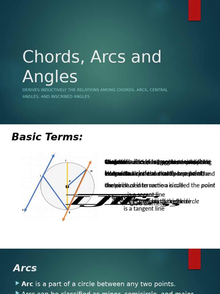 Circles Lesson1 (1) | PDF | Circle | Angle