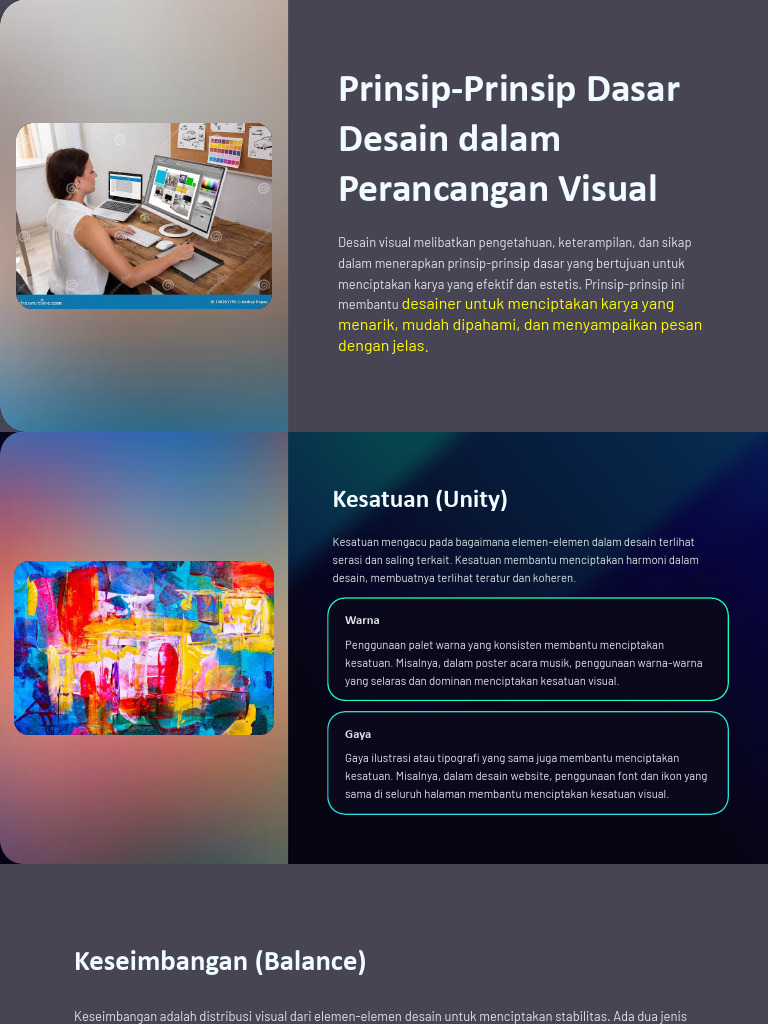 Prinsip Desain untuk Komunikasi Visual | PDF