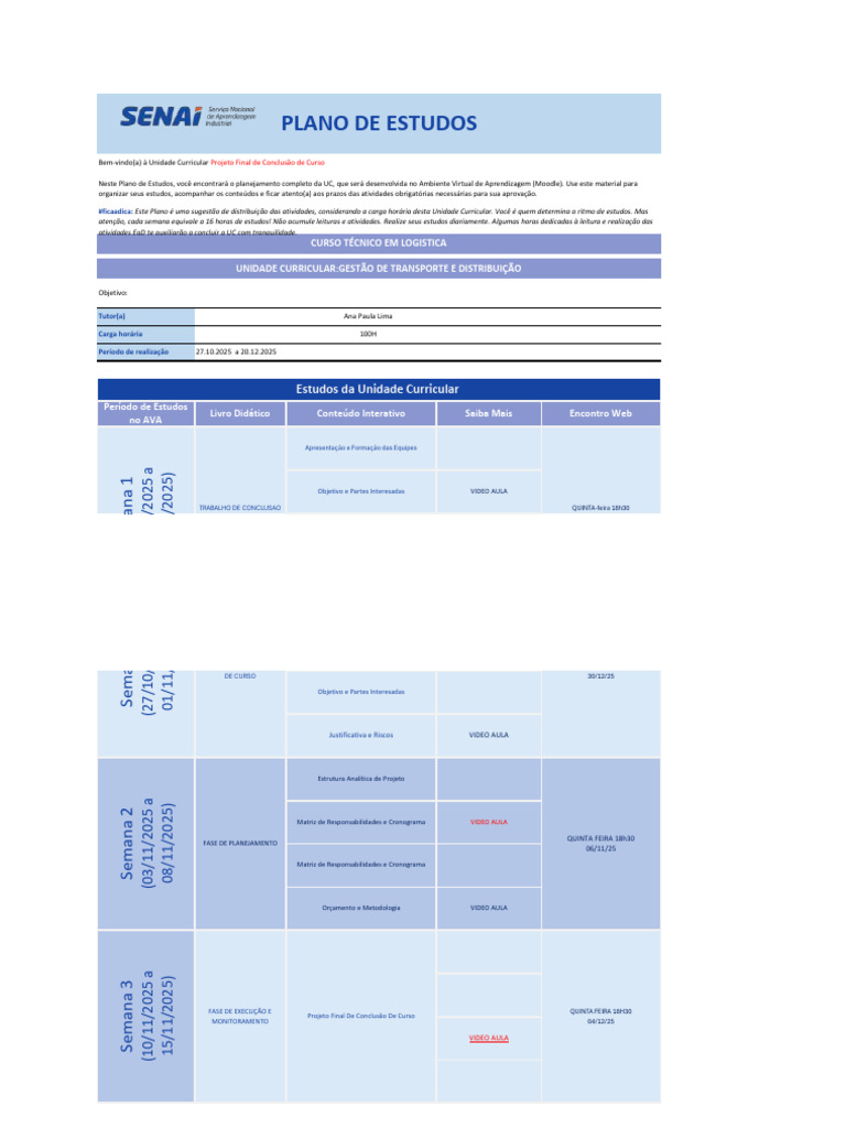 Planejamento da UC_objetos de aprendizagem_PFC | PDF