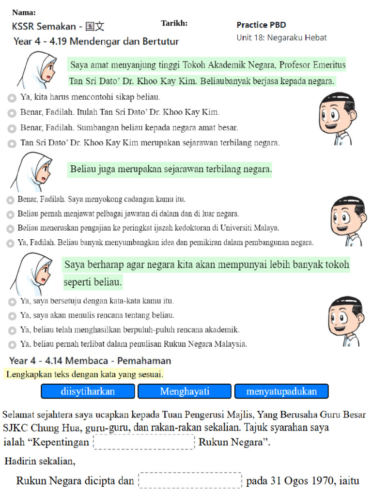 Adab Berkawan: Pendapat dan Karangan | PDF