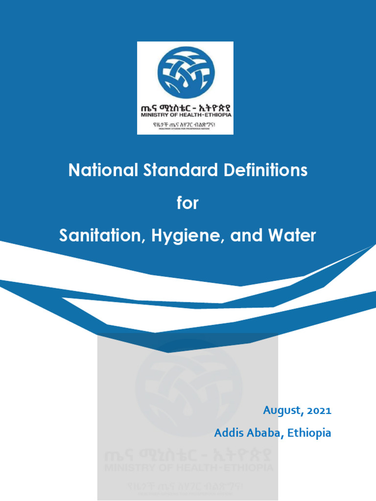 National Sanitation and Hygiene Standards | PDF | Sanitation | Drinking ...