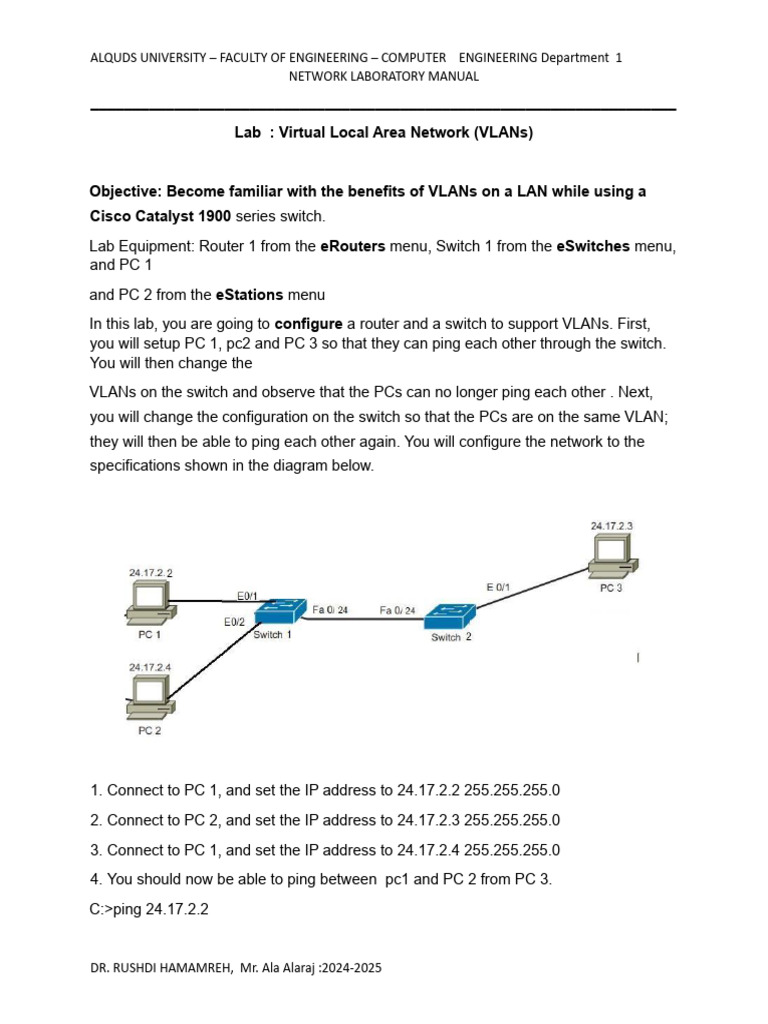 Lab0x-VLAN | PDF | Communications Protocols | Networks