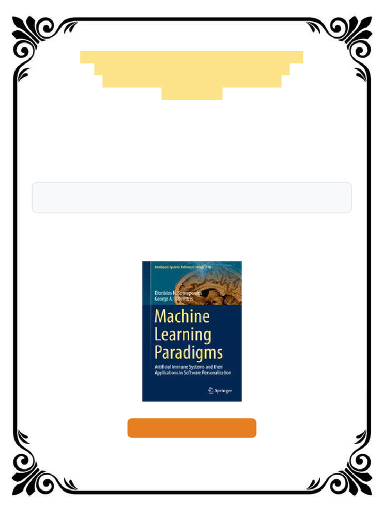 Machine Learning Paradigms: Artificial Immune Systems and Their ...