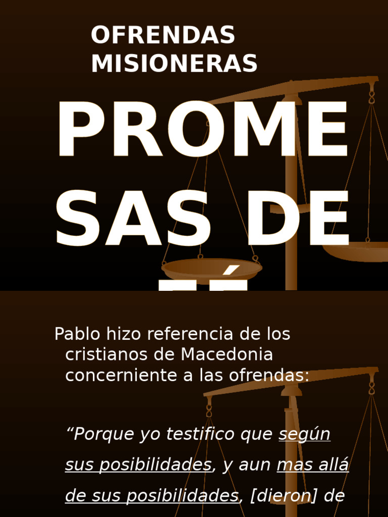 Promesa de Fe | PDF