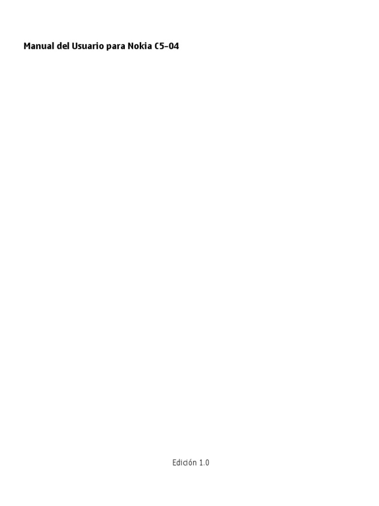 Nokia C5-04 UG es-LAM | PDF | Correo electrónico | Módulo de Identidad del Suscriptor