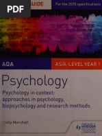 9990 Psychology Past Paper Workbook | PDF