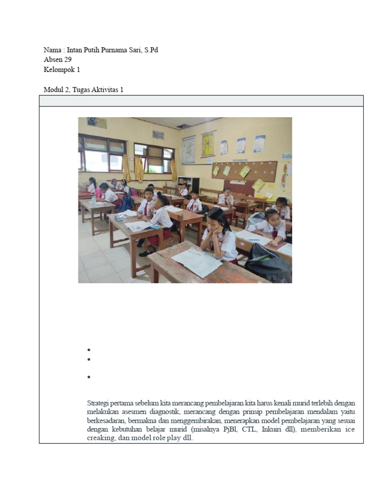 Intan Putih Purnama Sari_29_Kel 1_modul 2 Aktivitas 1 Dan 2 | PDF