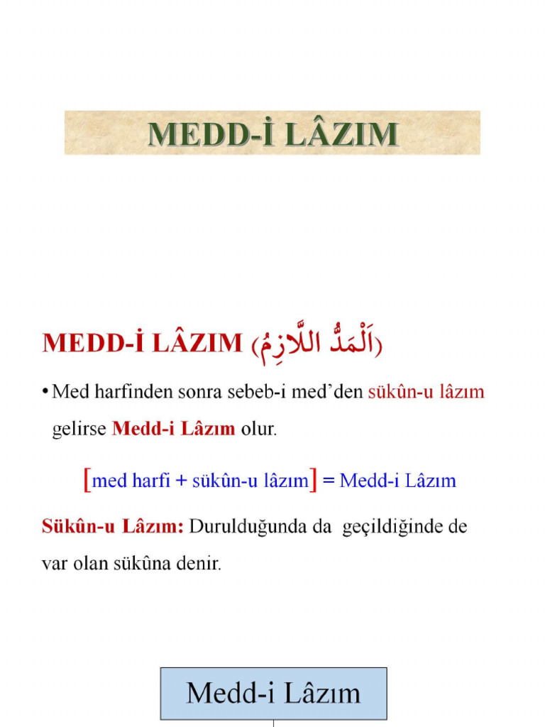 04 - Medd-İ Lazim - Medd-İ Ariz | PDF