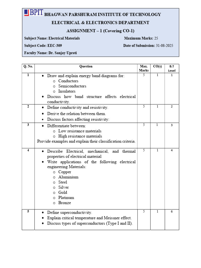 EM Assignment 1 | PDF