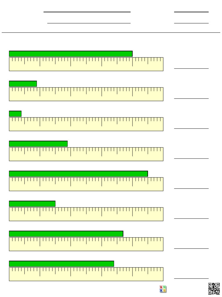 Measurement Decimal Ruler | PDF