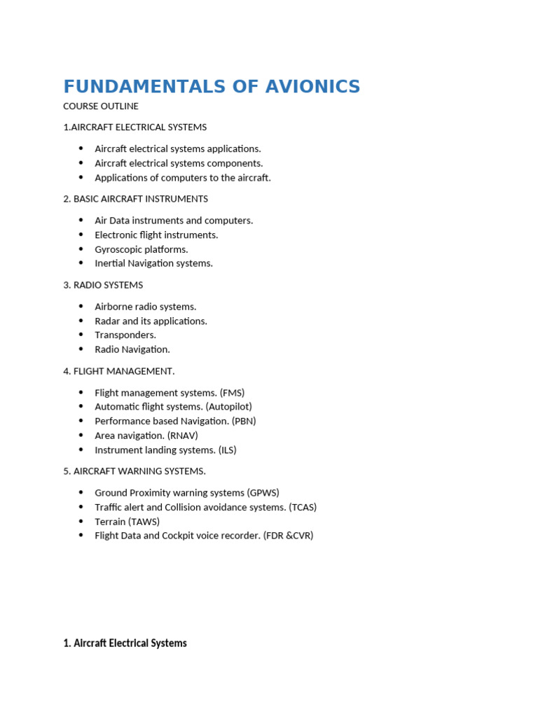 Fundamentals of Avionics | PDF | Airspeed | Transponder (Aeronautics)