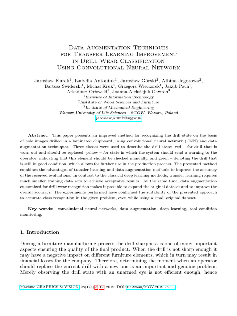 Data Augmentation Techniques | PDF | Deep Learning | Support Vector Machine