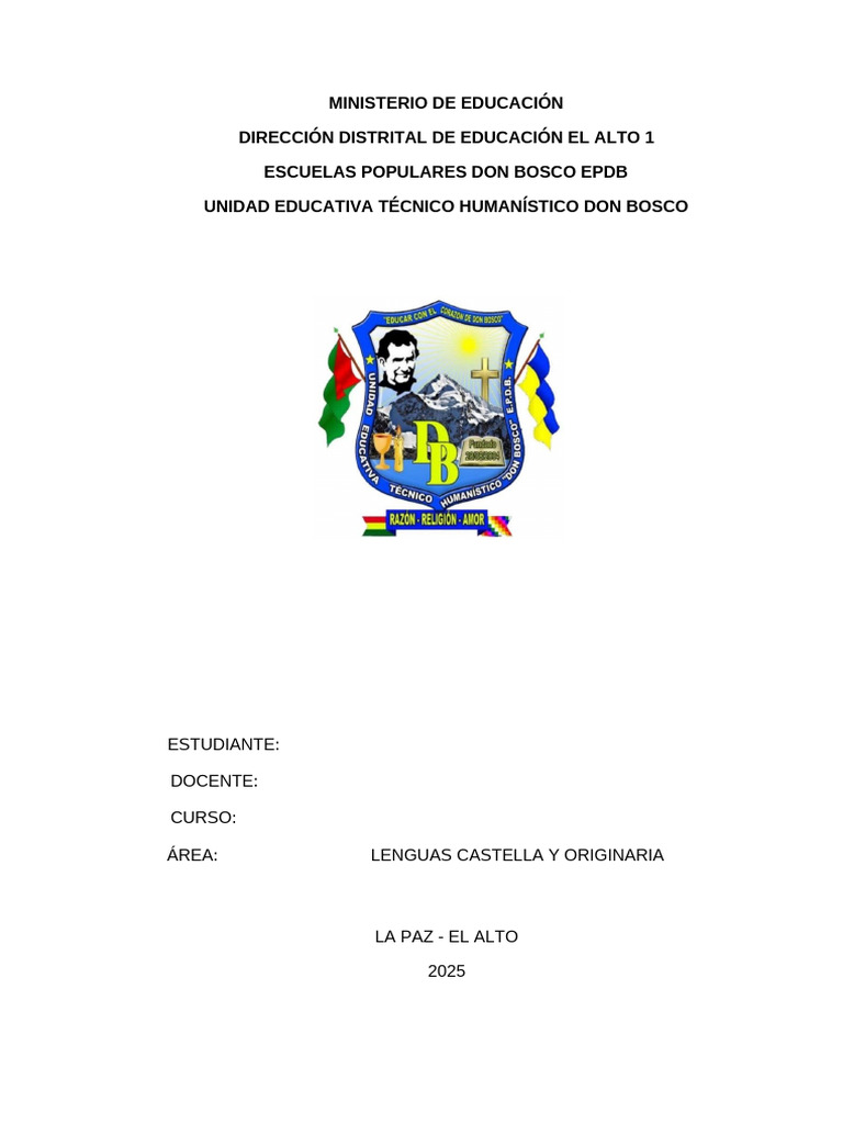 Caratula Modelo | PDF