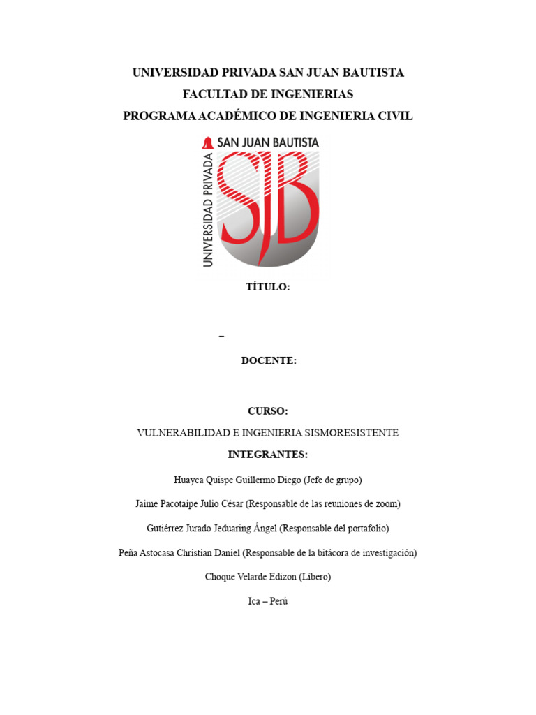 Ing. Sismica - Informe PC3. | PDF | Columna | Doblar