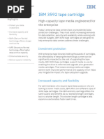 IBM 3592 Tape Cartridge Specifications | PDF | Computer Hardware ...