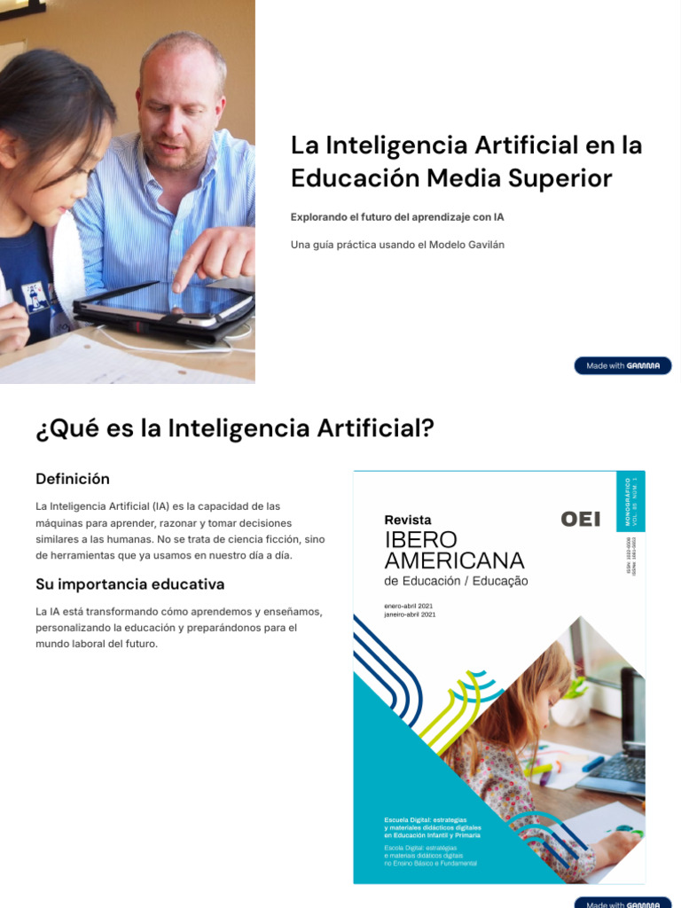 IA en Educación Media Superior: Guía Práctica | PDF | Inteligencia ...