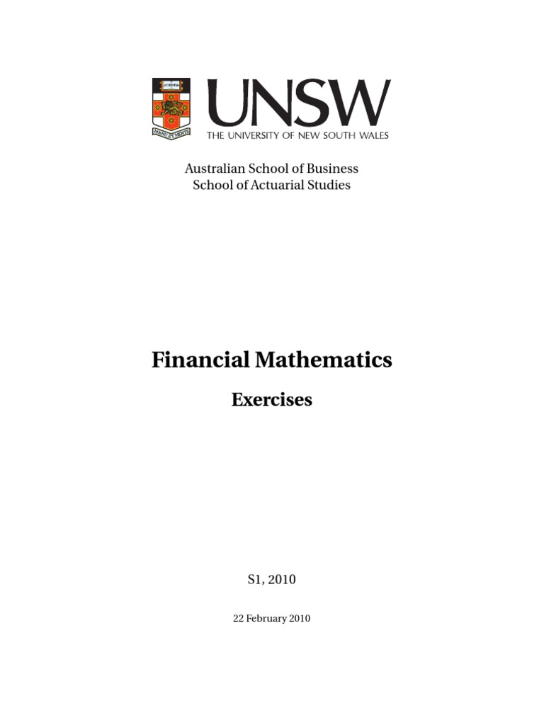 FM All Exercises | PDF | Interest | Bonds (Finance)