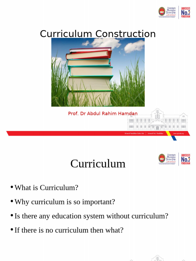 K2 - Curriculum Construction and Development | PDF