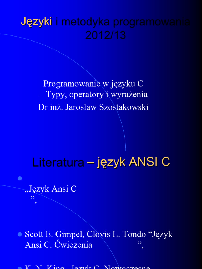 Jezyk C1 | PDF