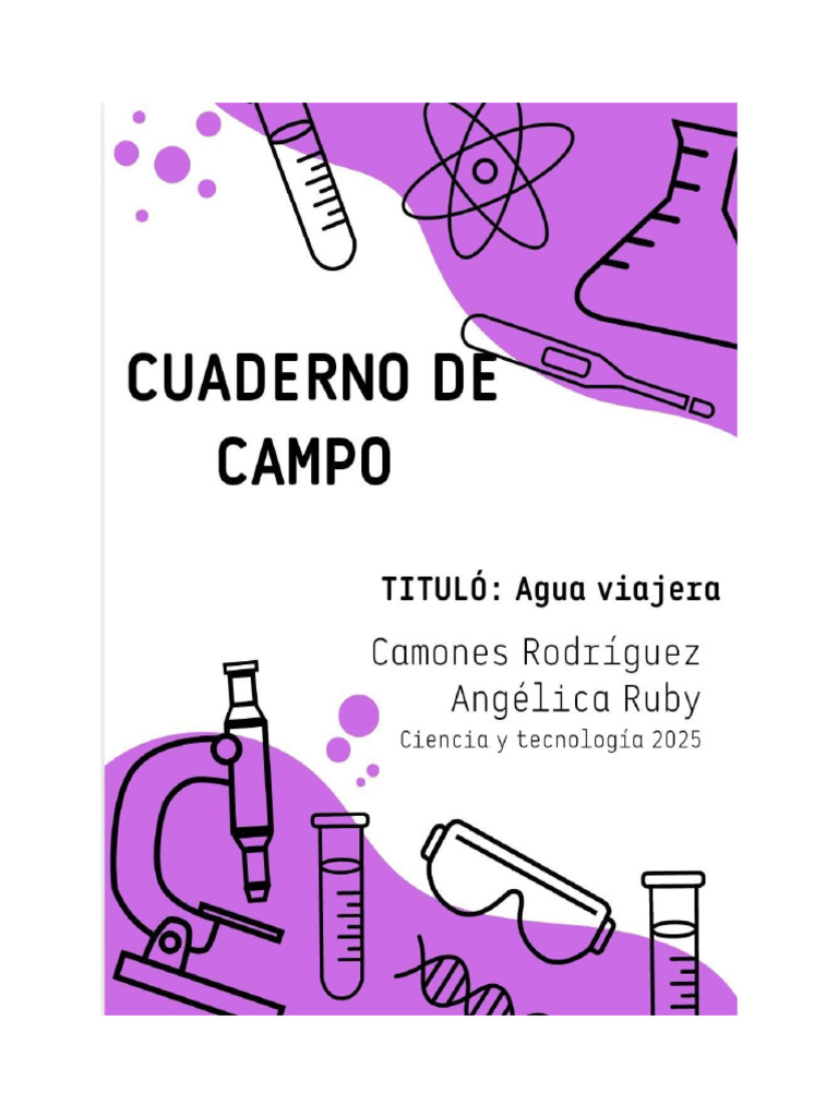 Cuaderno de Campo AGUA VIAJERA | PDF
