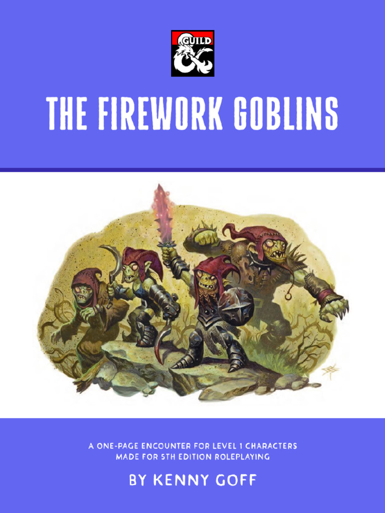 Firework Goblins Encounter Guide | PDF | Dungeons & Dragons | Wizards ...