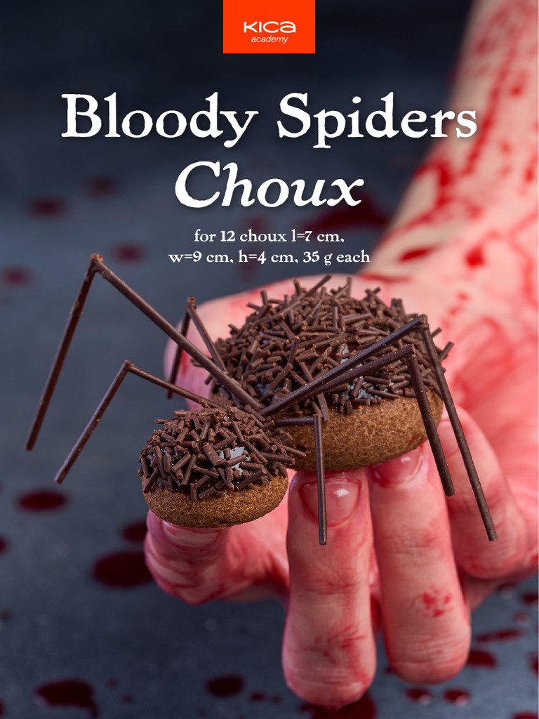 Bloody Spiders Choux | PDF | Gelatin | Sugar