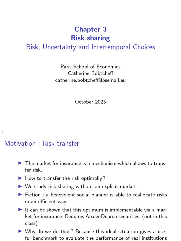 Chap3 Simple | PDF | Risk | Insurance