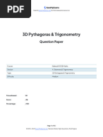 3D Pythagoras Questions and Answers | PDF | Euclidean Plane Geometry ...