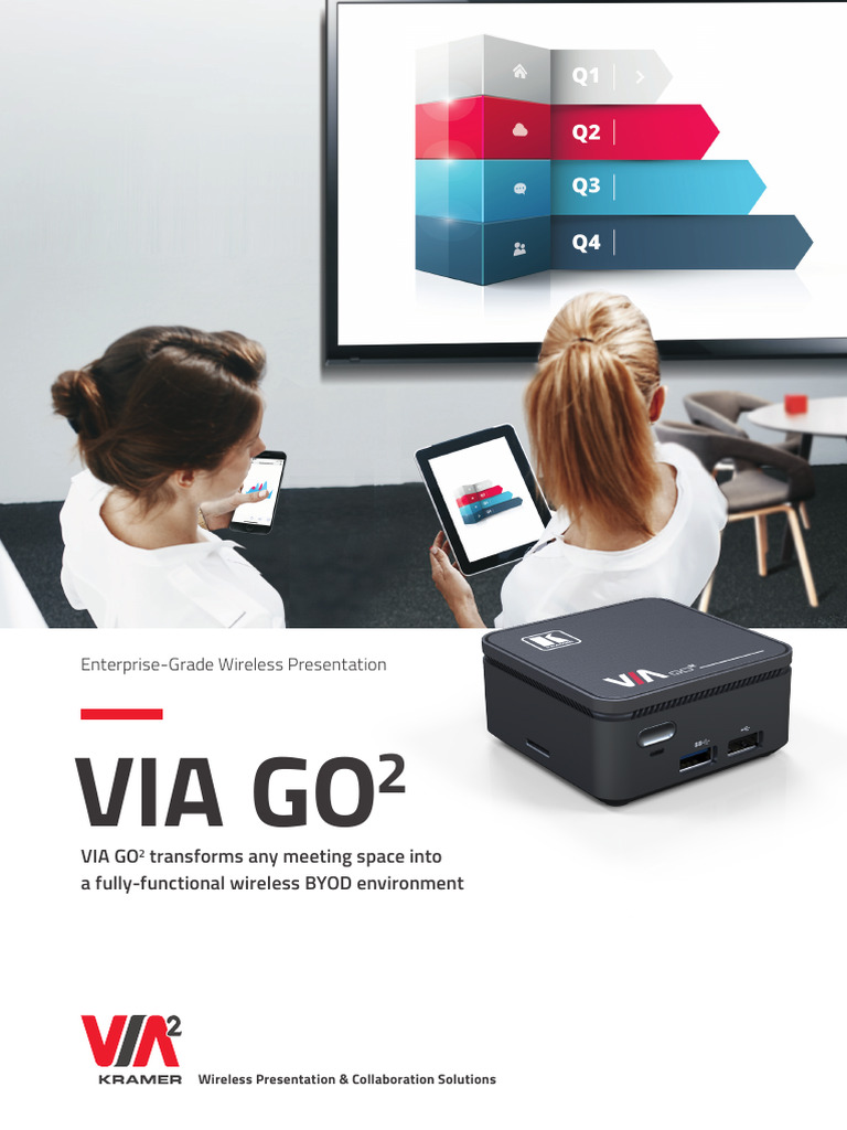 Kramer Via GO-2 Enterprise-Grade Wireless Presentation | PDF ...