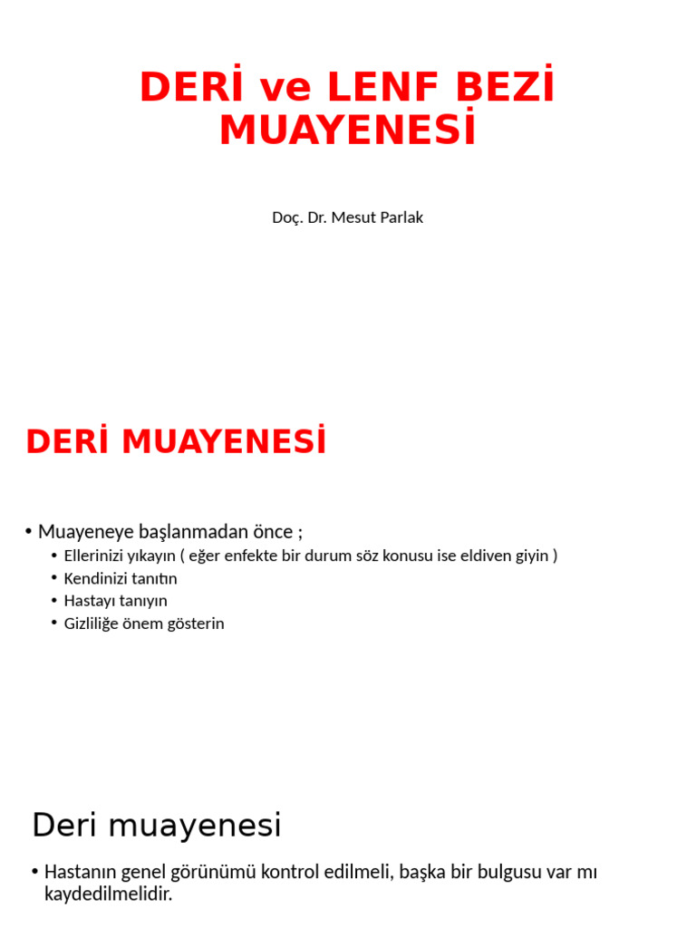 Deri Ve Eklentiler | PDF