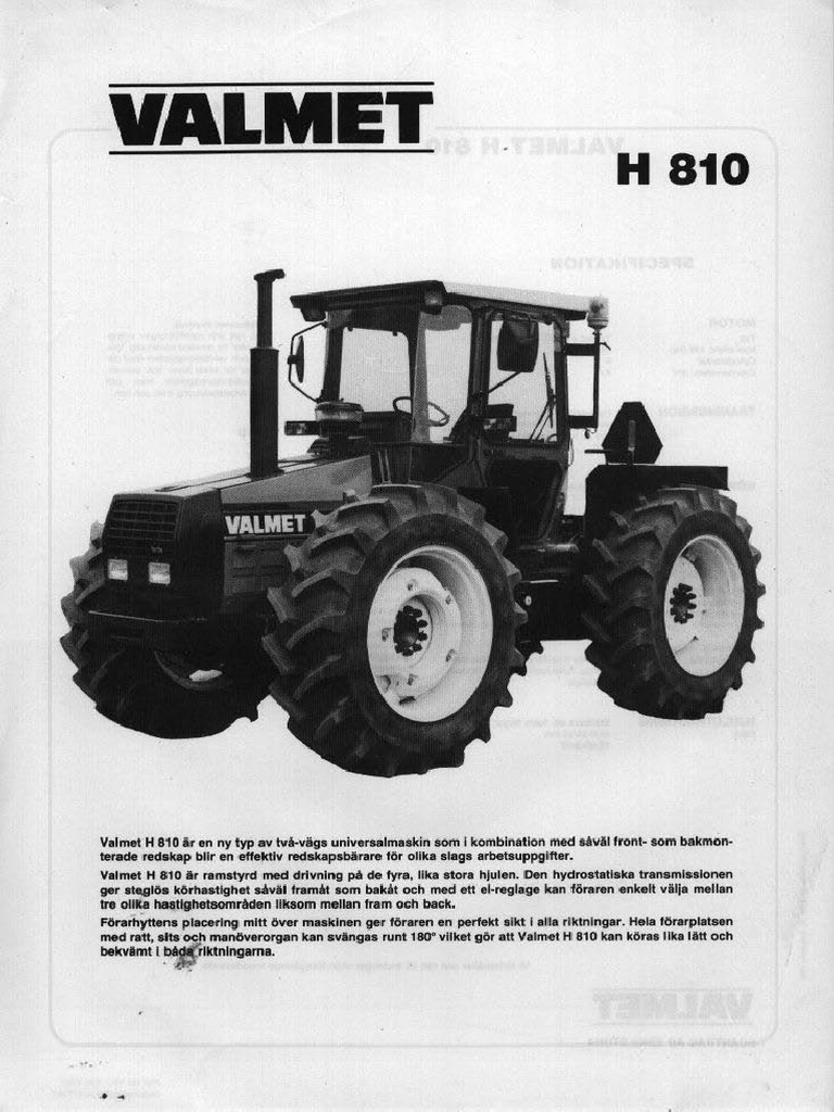 Valmet H810 | PDF