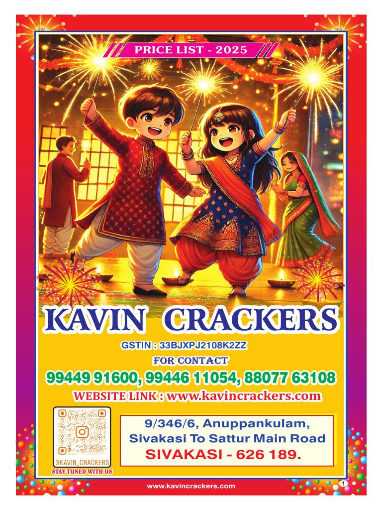 Kavin Crackers Price List 2023-2025 | PDF