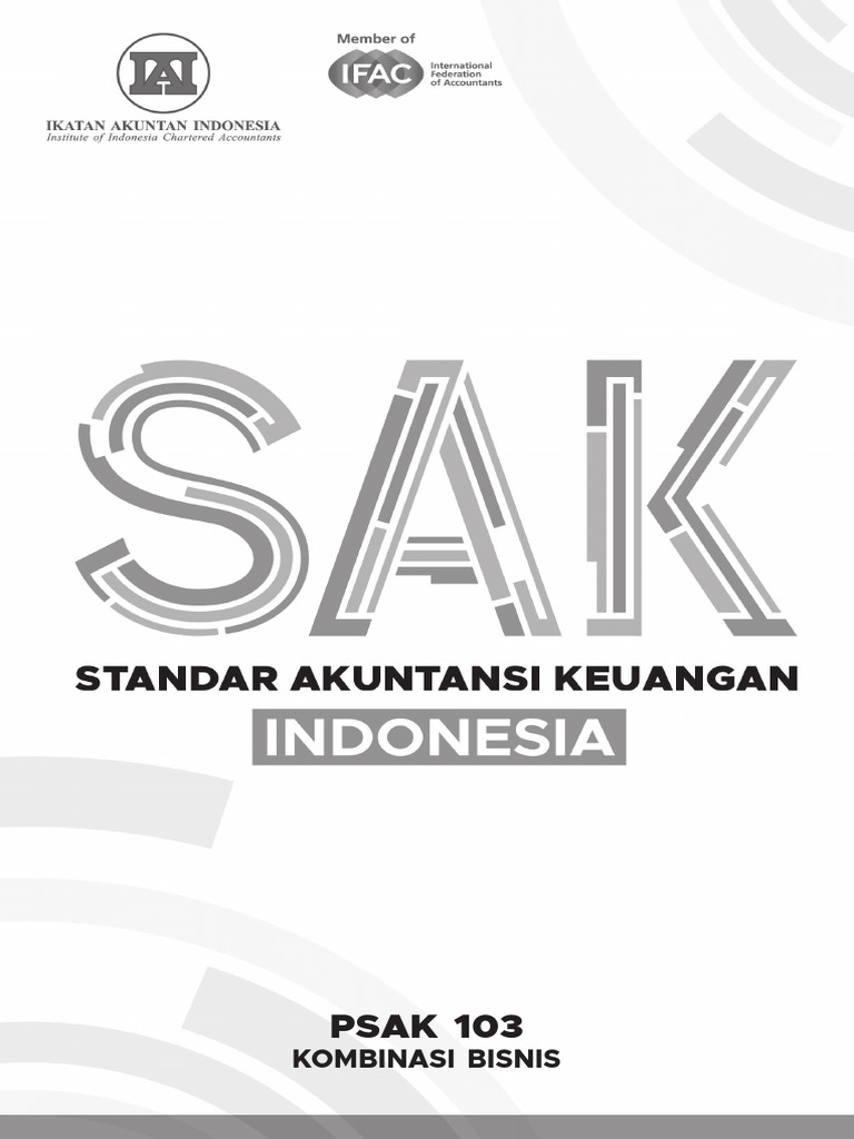 PSAK 103: Kombinasi Bisnis 2024 | PDF