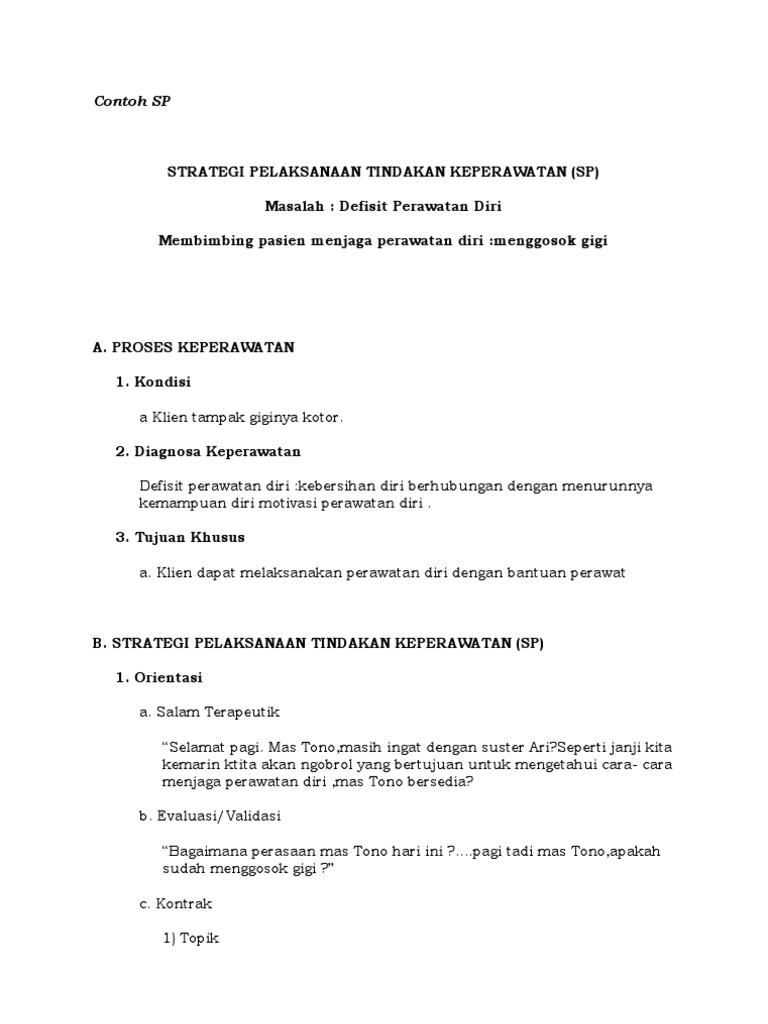 Contoh SP | PDF