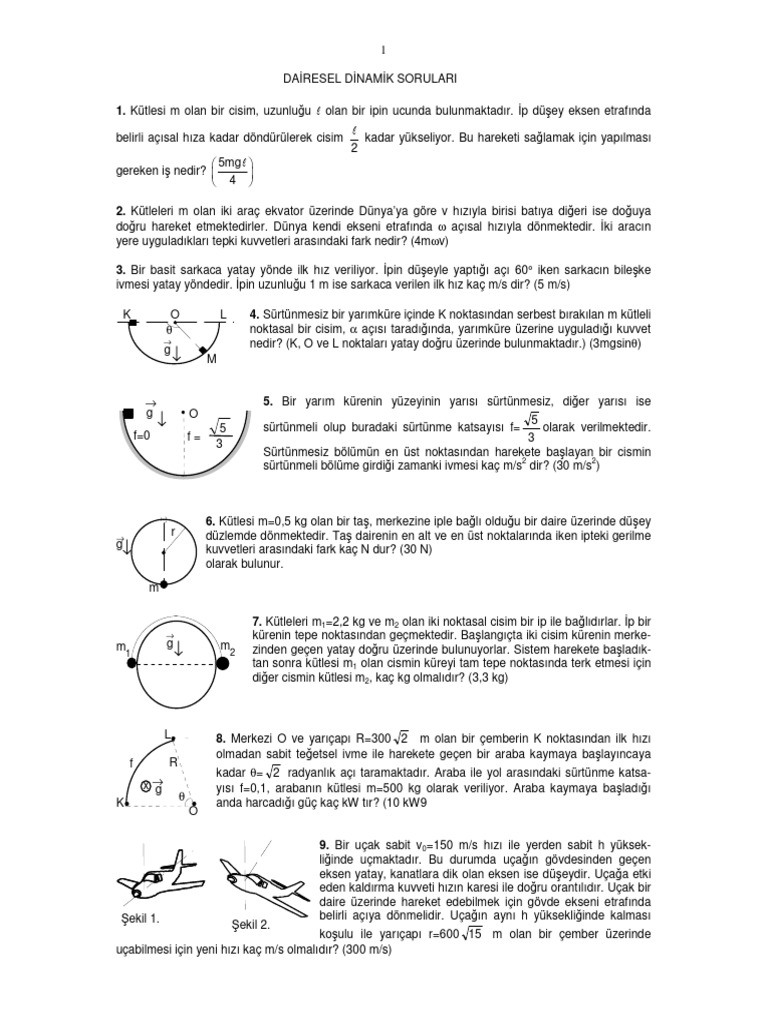 2.3. Dinamik Soruları Dairesel Dinamik | PDF