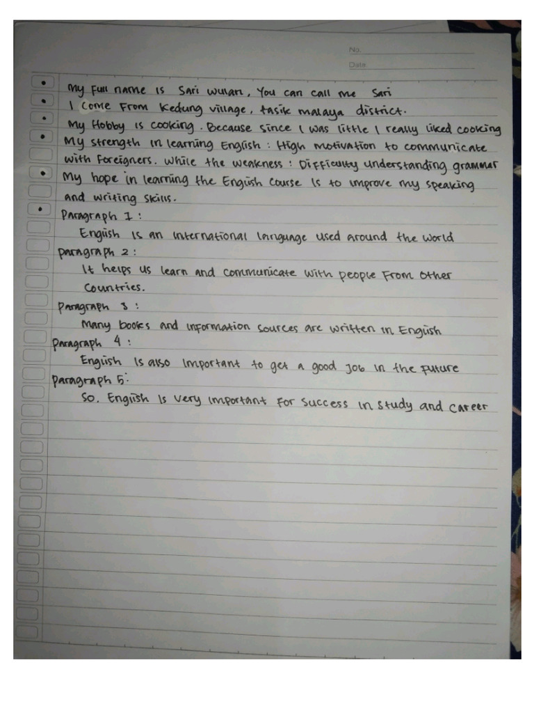 Sari Wulan Akb25 - EnglishIntro | PDF