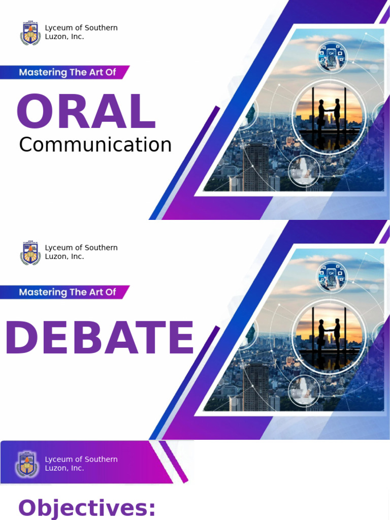 Debate Format and Guidelines Overview | PDF