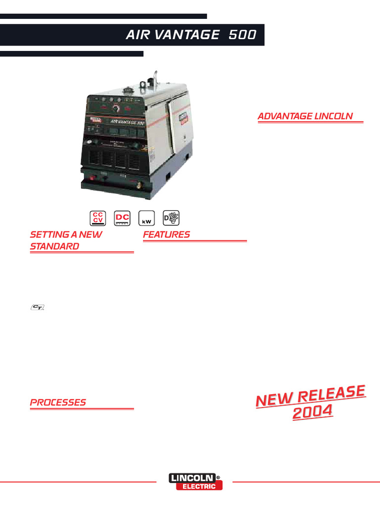 Air Vantage 500 Welder Overview | PDF | Computer Engineering ...