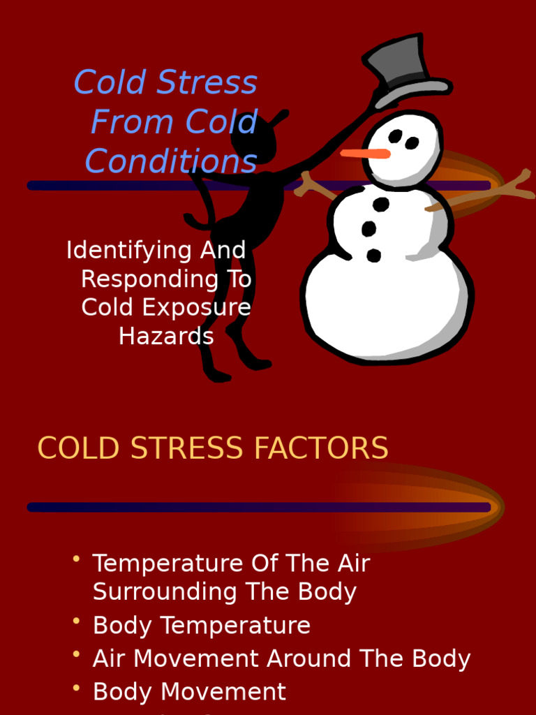 Understanding Cold Stress and Hypothermia | PDF | Hypothermia ...
