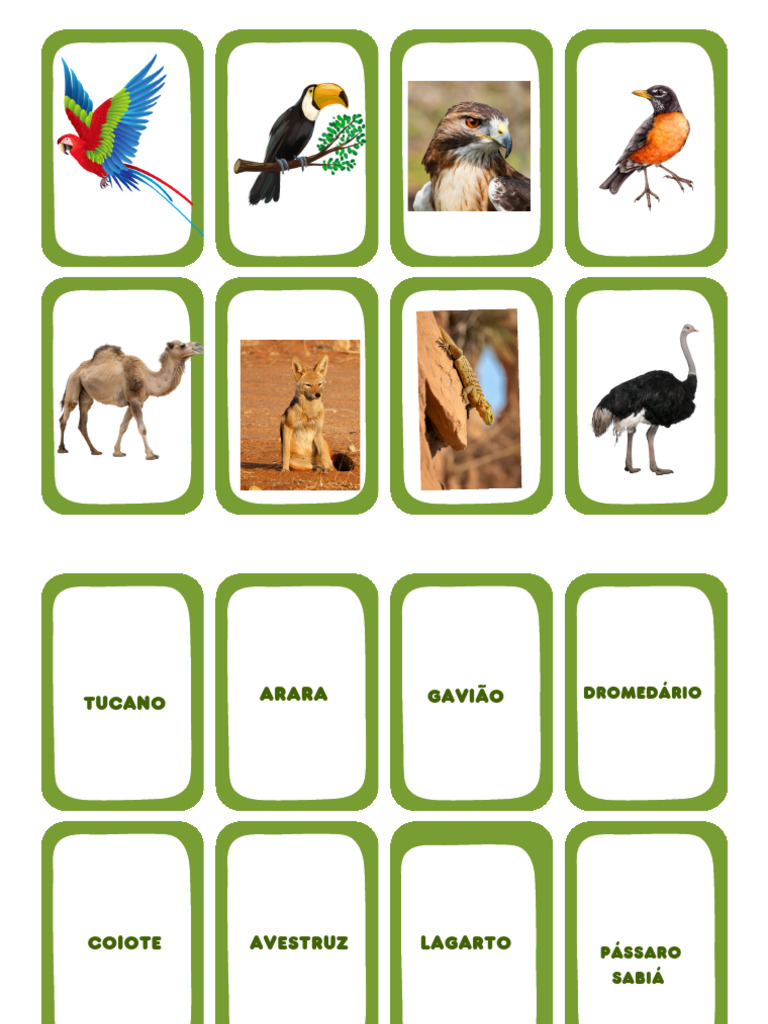 Flashcards Animais Da Fazenda Lúdico Verde_20251017_110706_0000 | PDF