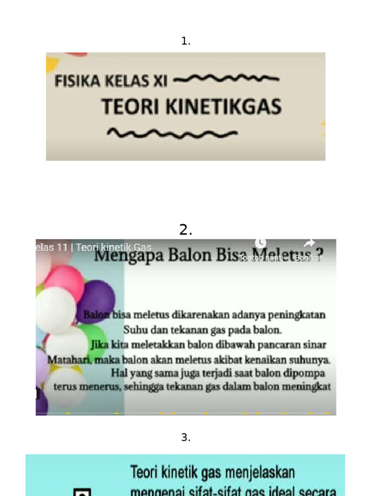 Soal Latihan Gas Ideal dan Energi Kinetik | PDF